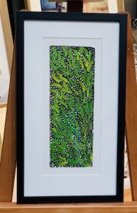 Black Floating Picture Frame for Indigenous Artwork